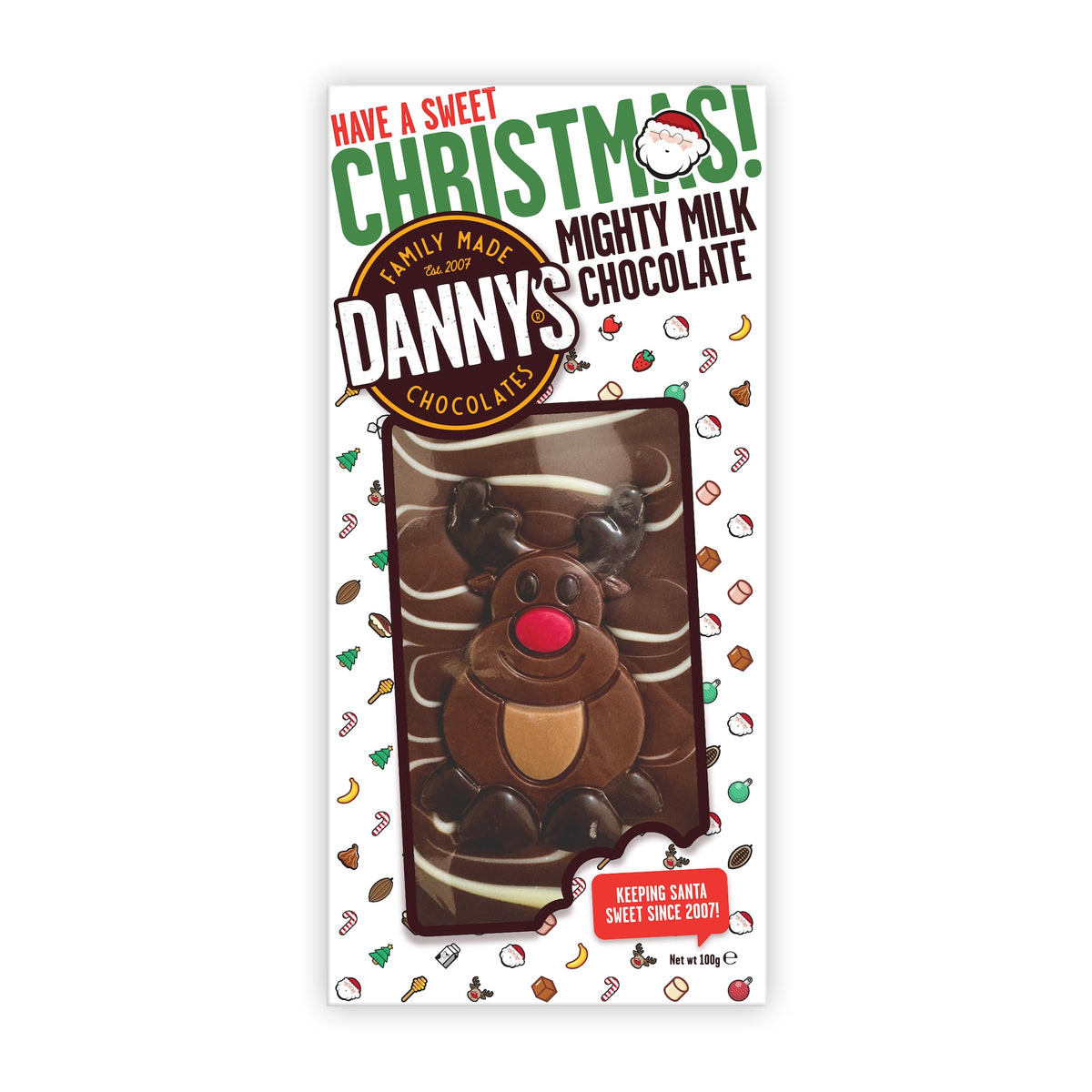 PRE_ORDER DANNY'S CHOCOLATES - Have a Sweet Christmas REINDEER SRP 12