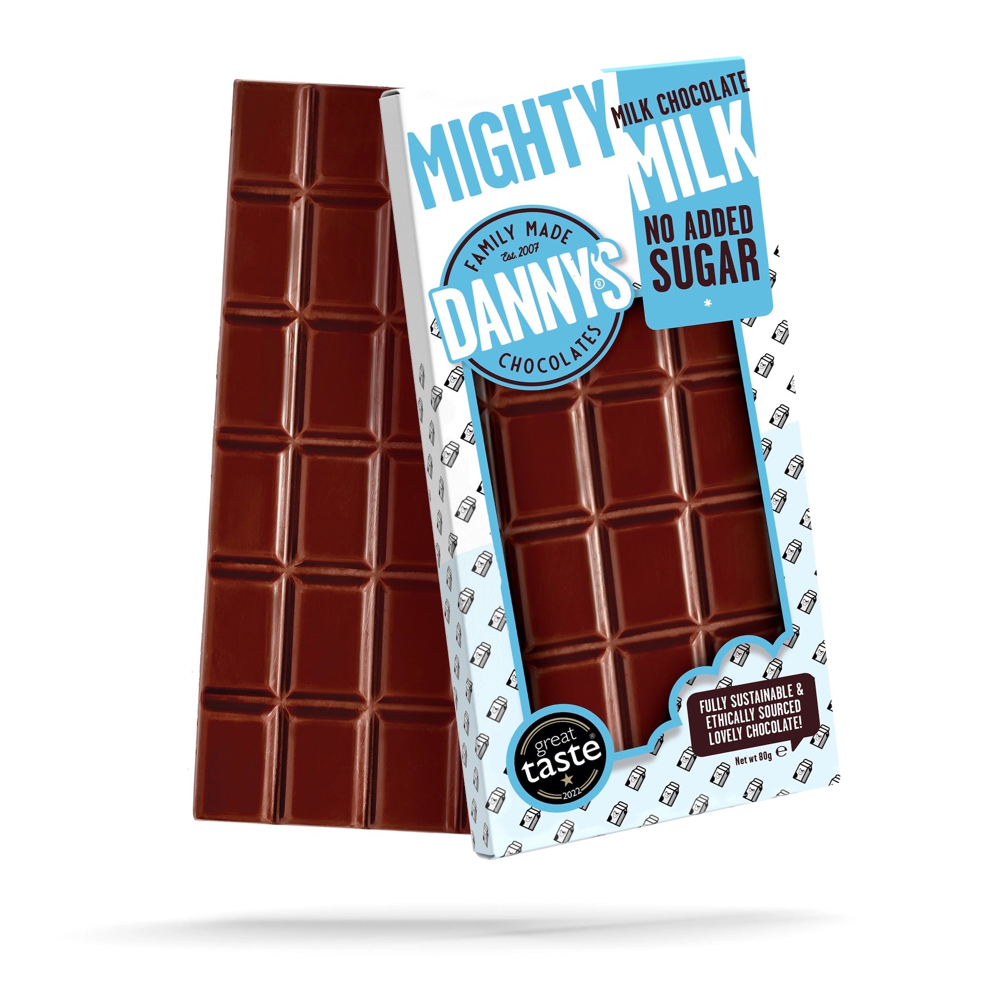 DANNY'S CHOCOLATES - Mighty Milk No Added Sugar
