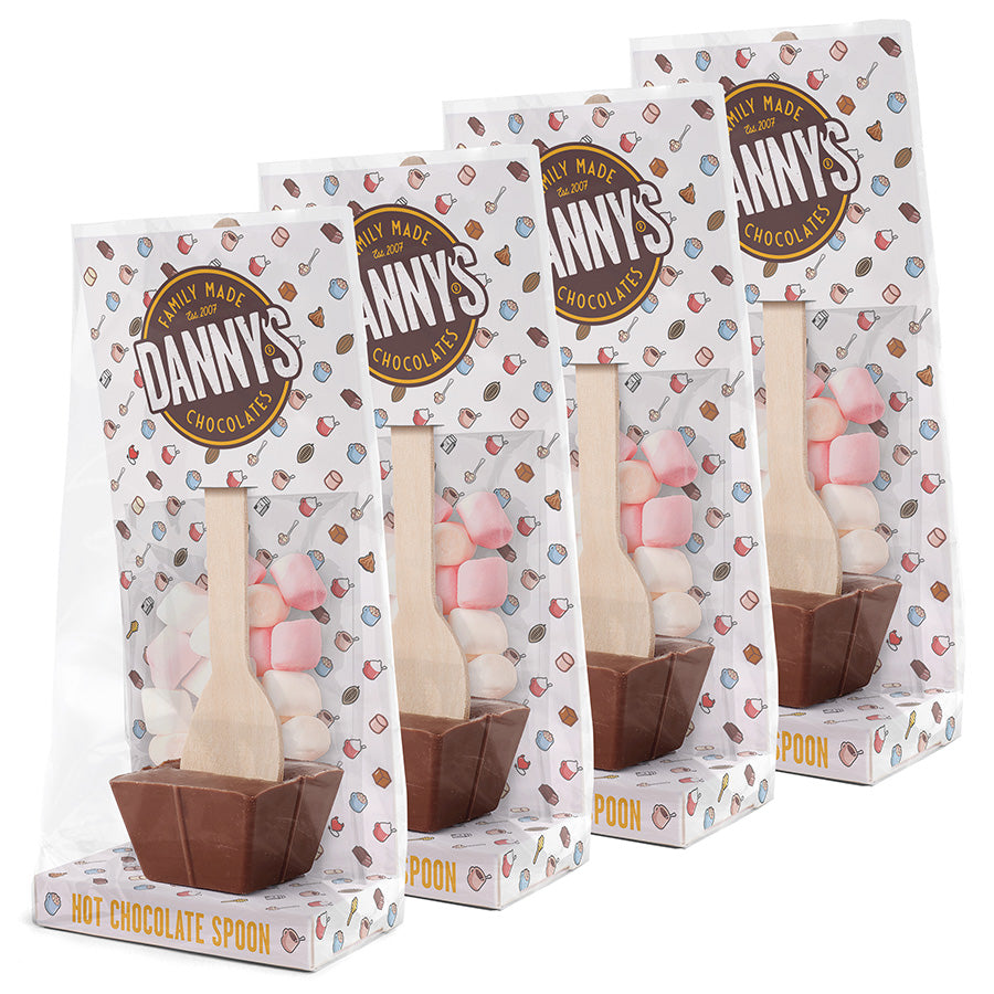 DANNY'S CHOCOLATES - Mighty Milk Hot Chocolate Spoon & Marshmallows
